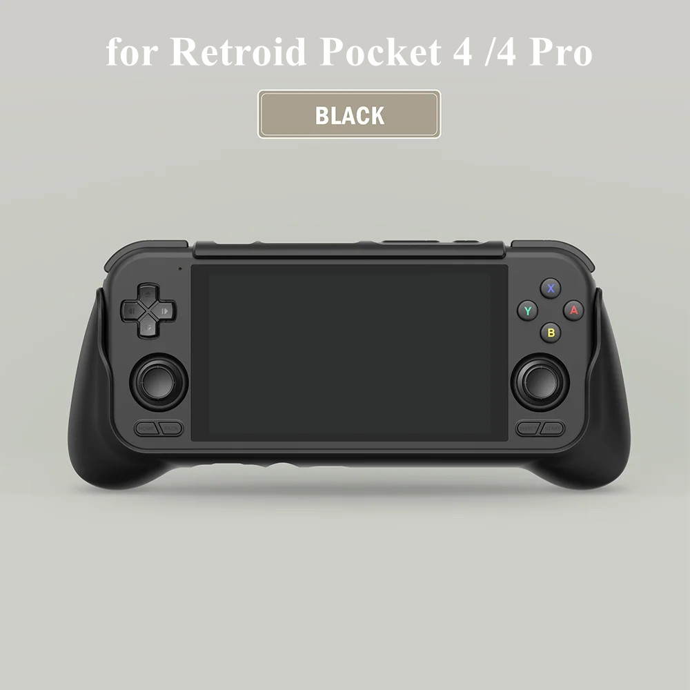 Black Transparent Grip and Bag for Retroid Pocket 4 /4 Pro Handheld ...