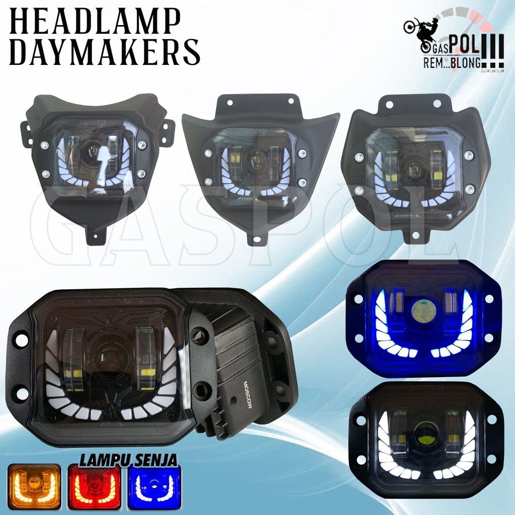 Headlamp DAYMAKER KLX CRF WR WR155 DEMEKER DAY MAKER Reflector ...