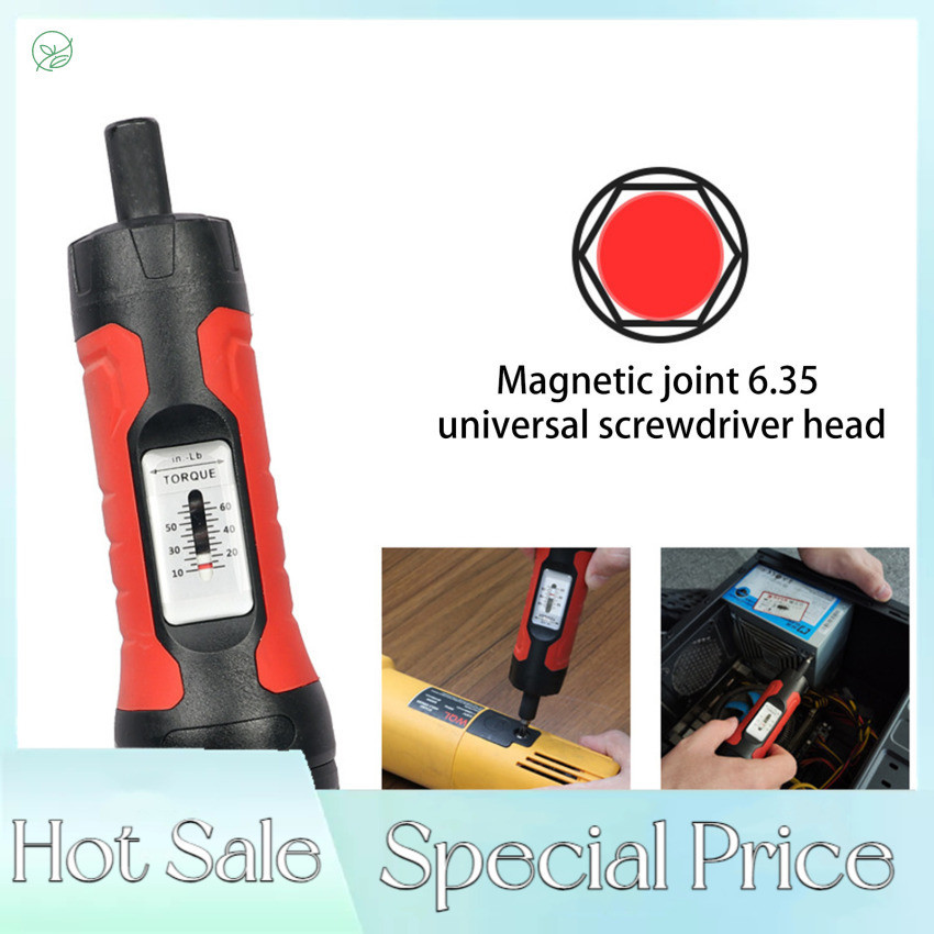 Upgraded Torque Screwdriver 1/4" Drive Screwdriver Manual Torque Wrench ...
