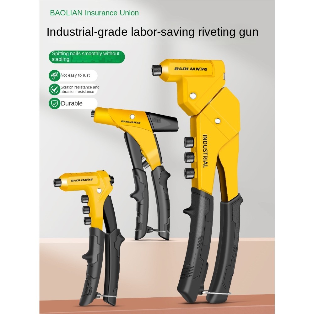 Single Handle Dynamic Labor-Saving Cap Pulling Gun Rivet Gun Manual ...