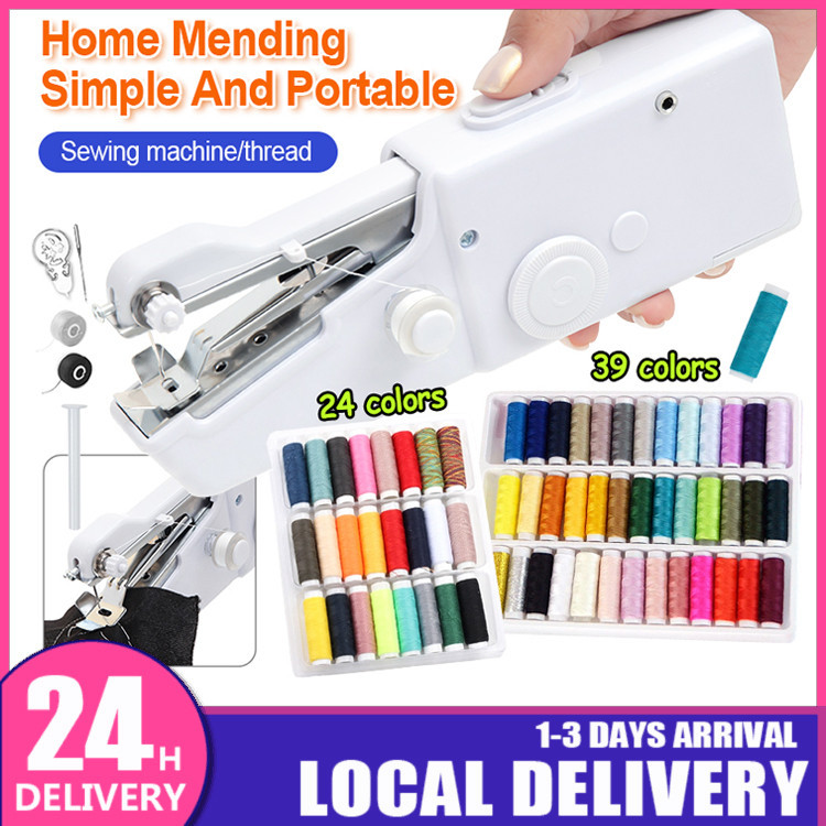 Portable Handheld Sewing Machine Mini Handheld Sewing Machine Kit ...