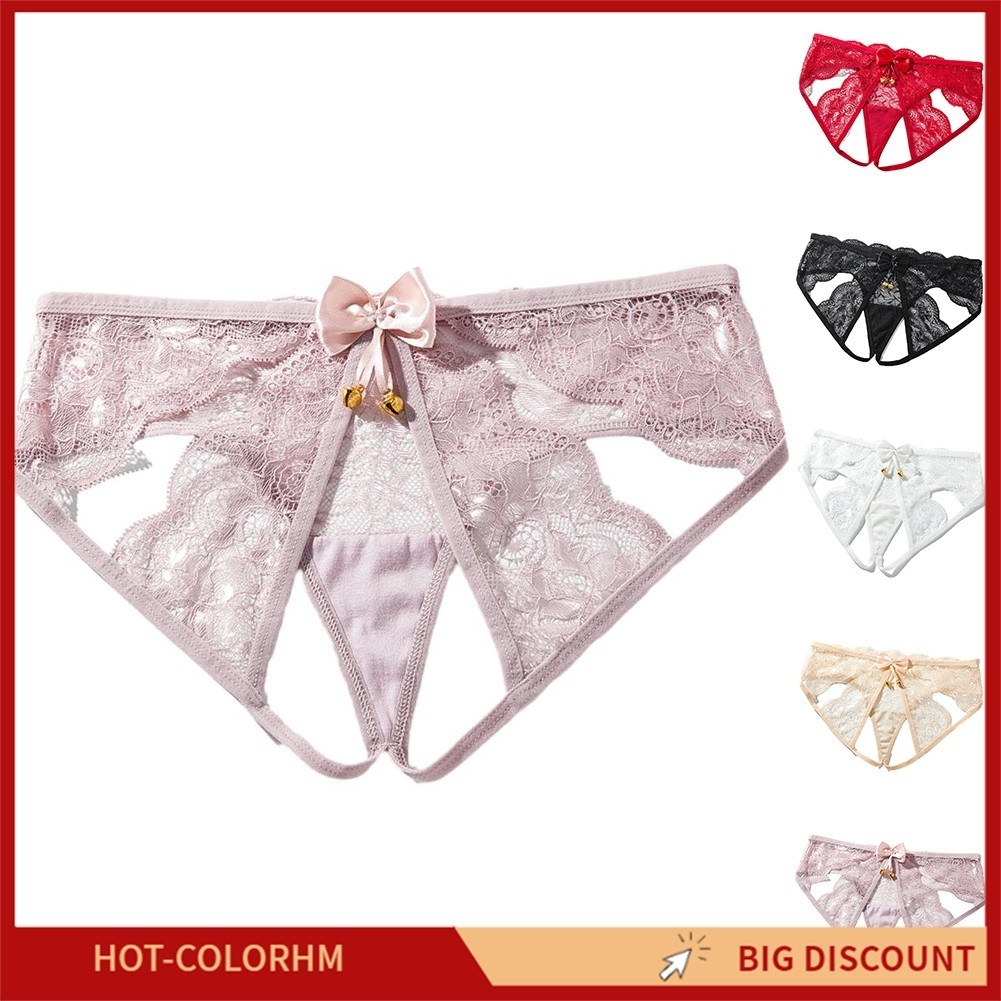 [COLORHM]Women Lace T-back Thong G-string Panties Lingerie Knickers ...