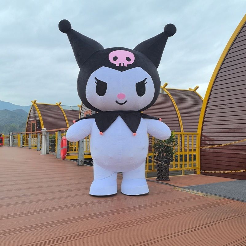 Kuromi Inflatable Cartoon Doll Costume Adult Wear Cute kuromi Doll ...