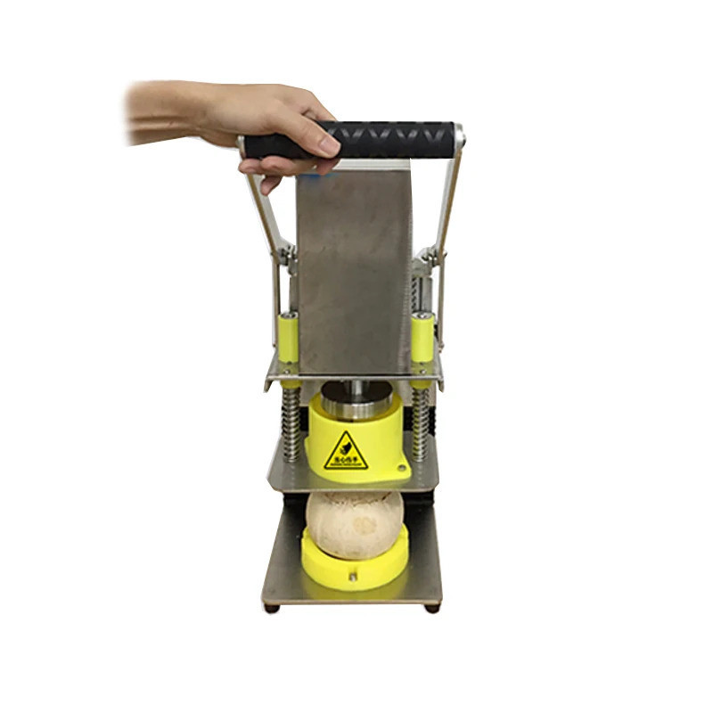 Commercial Electric Coconut Lid Openging Machine Semi-Automatic Green ...