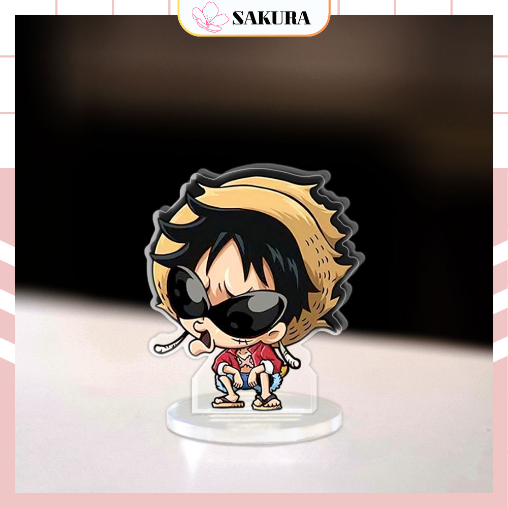 One Piece Standee Chibi Mini Model, Anime Manga Luffy Zoro Chopper Nami ...