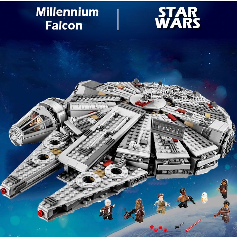 Star Wars serise building block toys Milennium Falcon building blocks ...