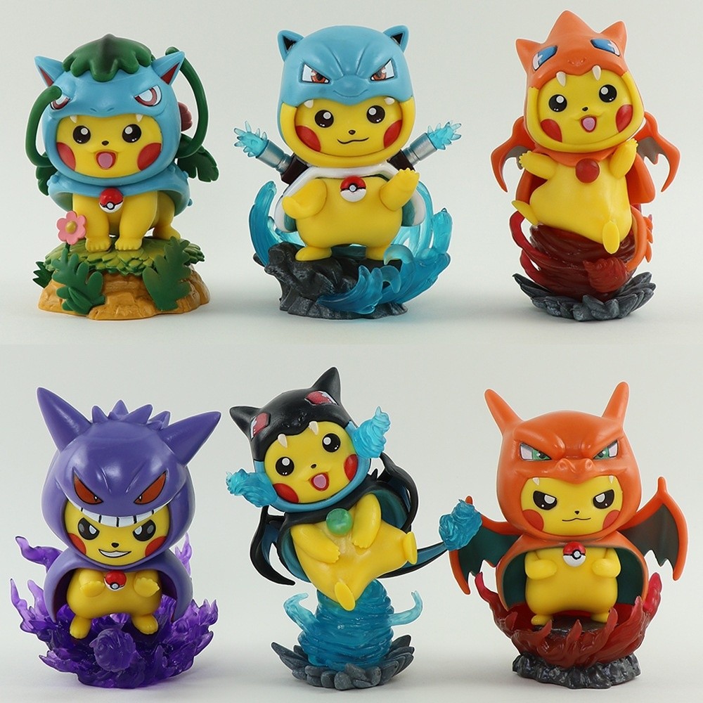 1 Piece Pokémon Pokémon Pokémon Pikachu Gengar Fire-breathing Dragon ...