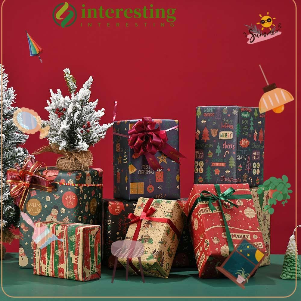 INTERESTING Wrapping Paper Origami Paper Party Decoration Snow Elk ...