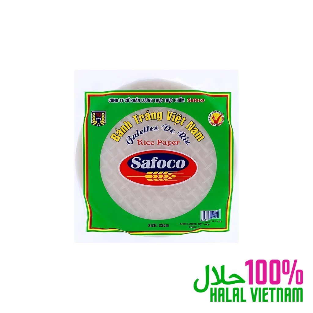 Safoco 22cm rice paper, 300g pack - 100% HALAL VIETNAM | Shopee Malaysia