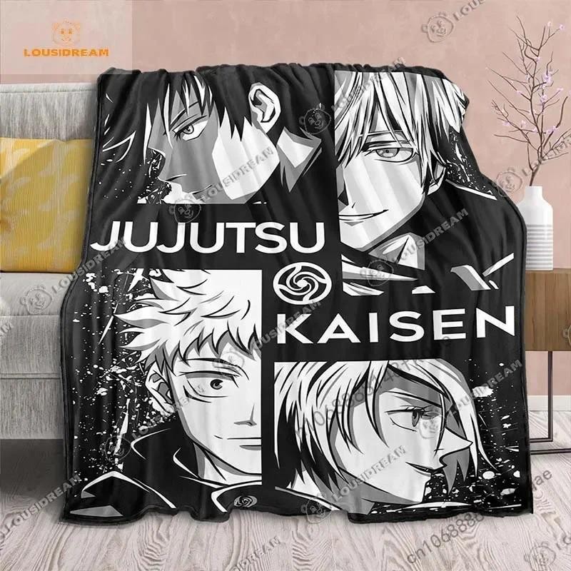 Cartoon Anime Jujutsu Kaisen Throws Blanket Soft Featuring Yuji Megumi ...