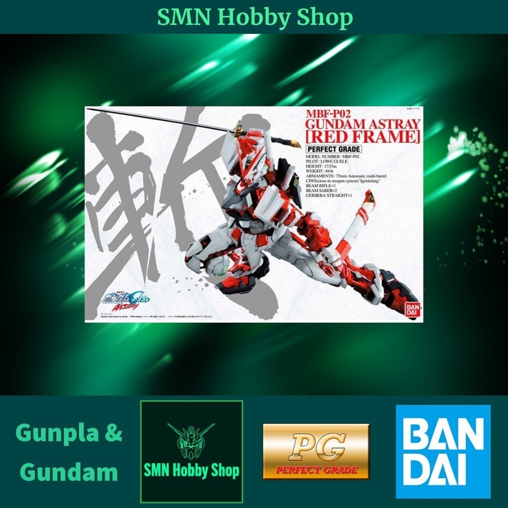 PG 1/60 MBF-P03 Gundam Astray Red Frame Gunpla Gundam Toys Plastic ...