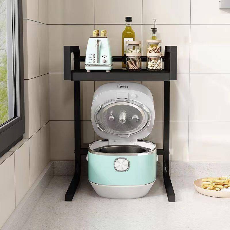 New kitchen storage rack Rice cooker Rice cooker air fryer kettle super ...