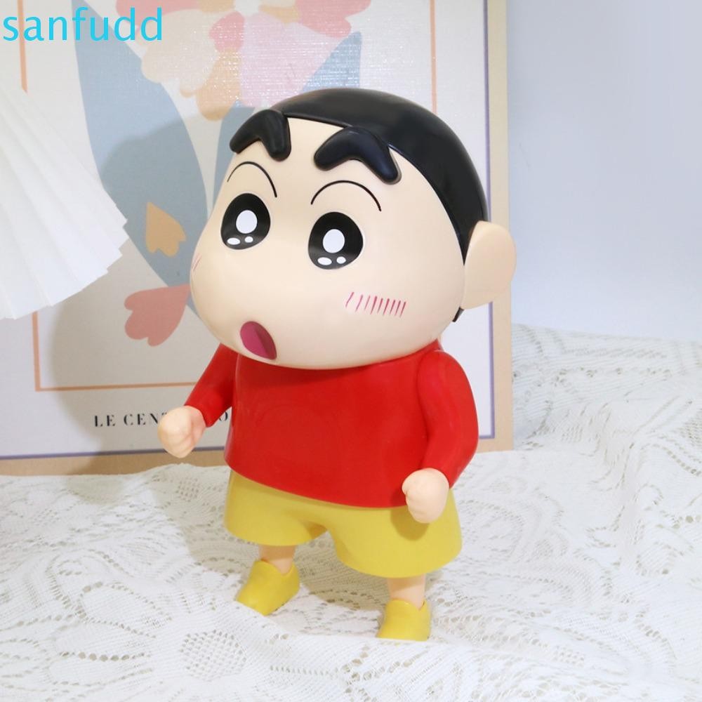 SANFUDD Crayon Shin-chan Piggy Bank, Savings Tank Figure Model Crayon ...