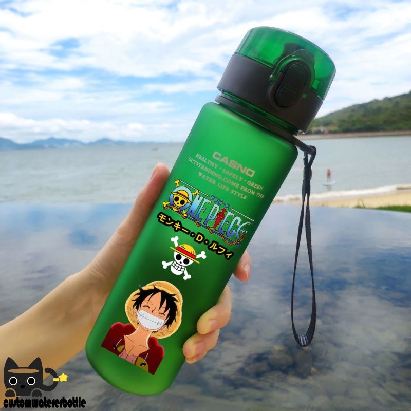 Plastic Cup Anime One Piece Sea King Sports Cup Luffy Zoro Ace Large ...