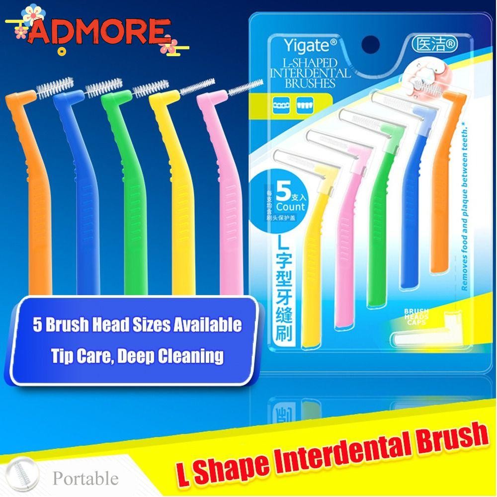 ADMORE 10pcs Floss, Clean Between Teeth Brackets Interdental Brush ...