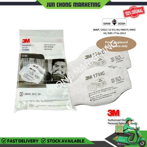 3M Particulate Filter 1744C with Organic Vapour | Shopee Malaysia