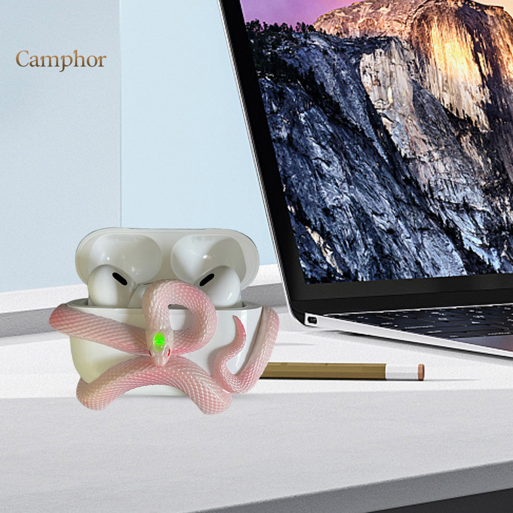 Camphor Unique Snake Design Earphone Case 3d Snake Design Headphone ...