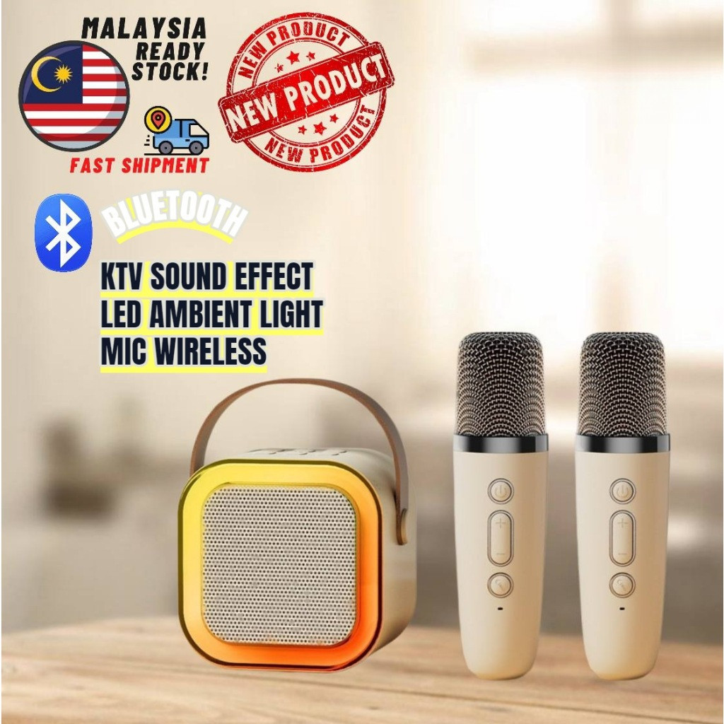 (Upgraded) K12 wireless karaoke speaker wireless portable mini speaker ...