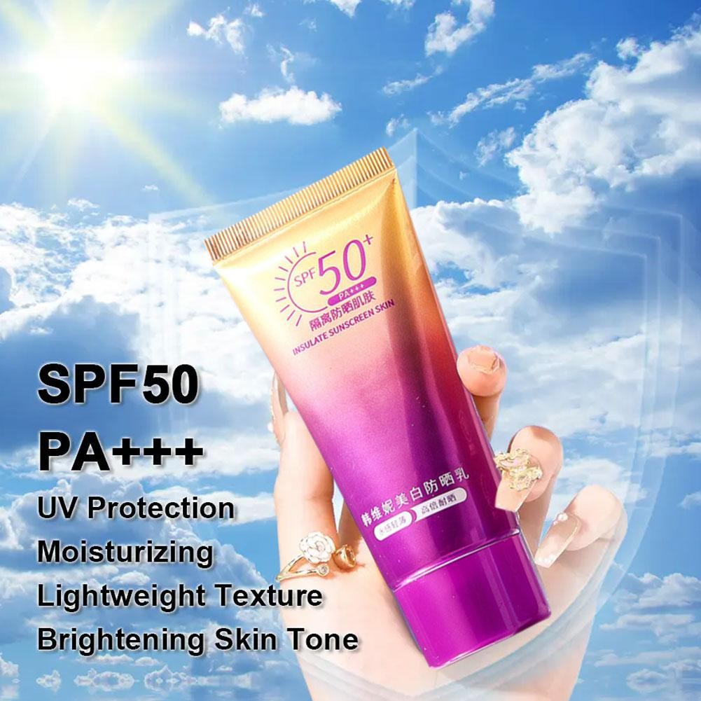 Sunscreen High Power Spf50+ Isolation Refreshing Transparent Cream And ...