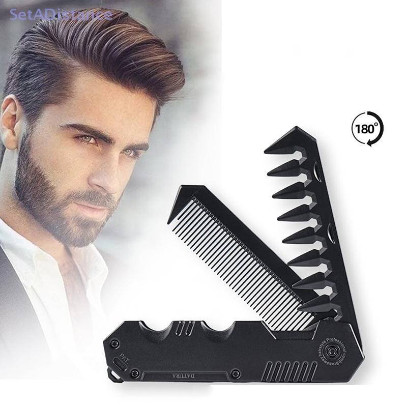 SetADistance al Portable Plastic Folding Pocket Combs Barber Men Oil ...