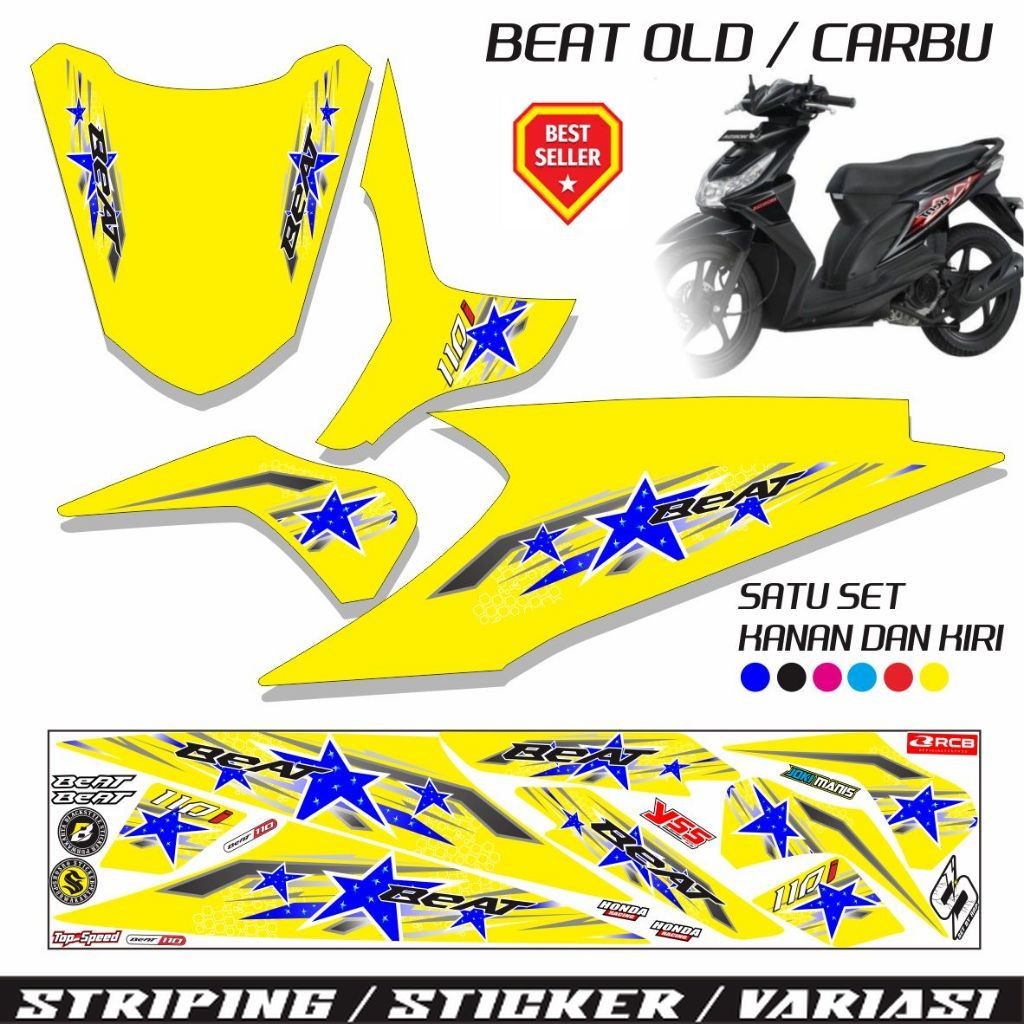 Old STRIPING BEAT Sticker Variations Of OLD BEAT Stickers Stickers | Shopee Malaysia