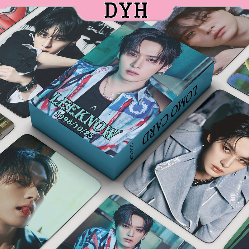 55pcs/box Stray Kids Lee Know Photocards ATE Album KPOP LOMO Card ...