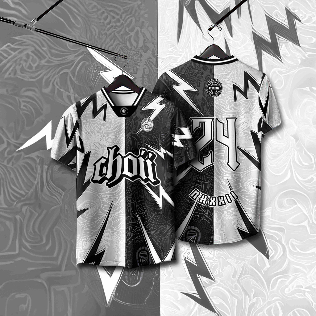 Baju Choii Tshirt Jersey Retro Collar Baju Lelaki Short Sleeve Polo ...