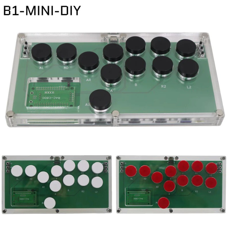 Fightbox DIY Game Joystick Cherry MX Button Hot-swap Encoder Controller ...