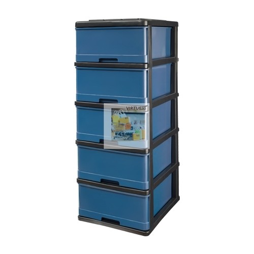 5 Tier Plastic Drawer / Cabinet / Storage Cabinet / Amari Plastik 5500 ...