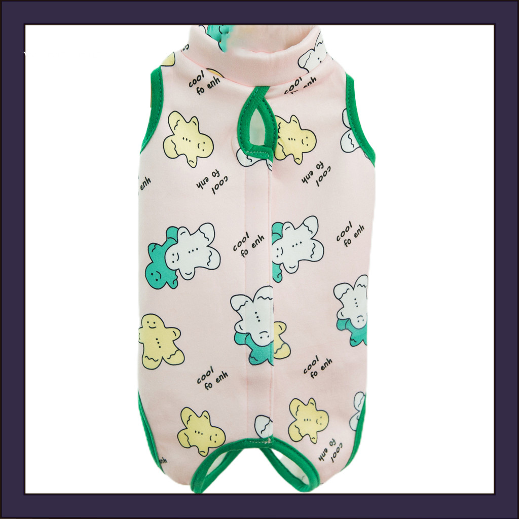 [WX] Warm Pet Neutering Suit for Small Dogs Four-leg Cats Dogs Surgery ...