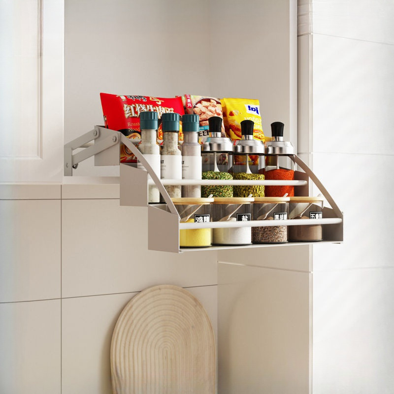 Kitchen cabinet hanging cabinet pull-down storage rack lifting basket ...
