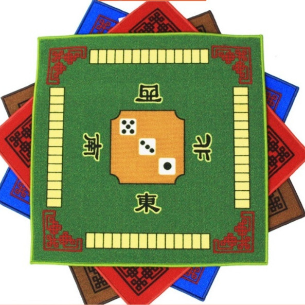 Silent Mahjong Cloth Mute Mahjong Cloth Extremely Thick Green Mahjong ...