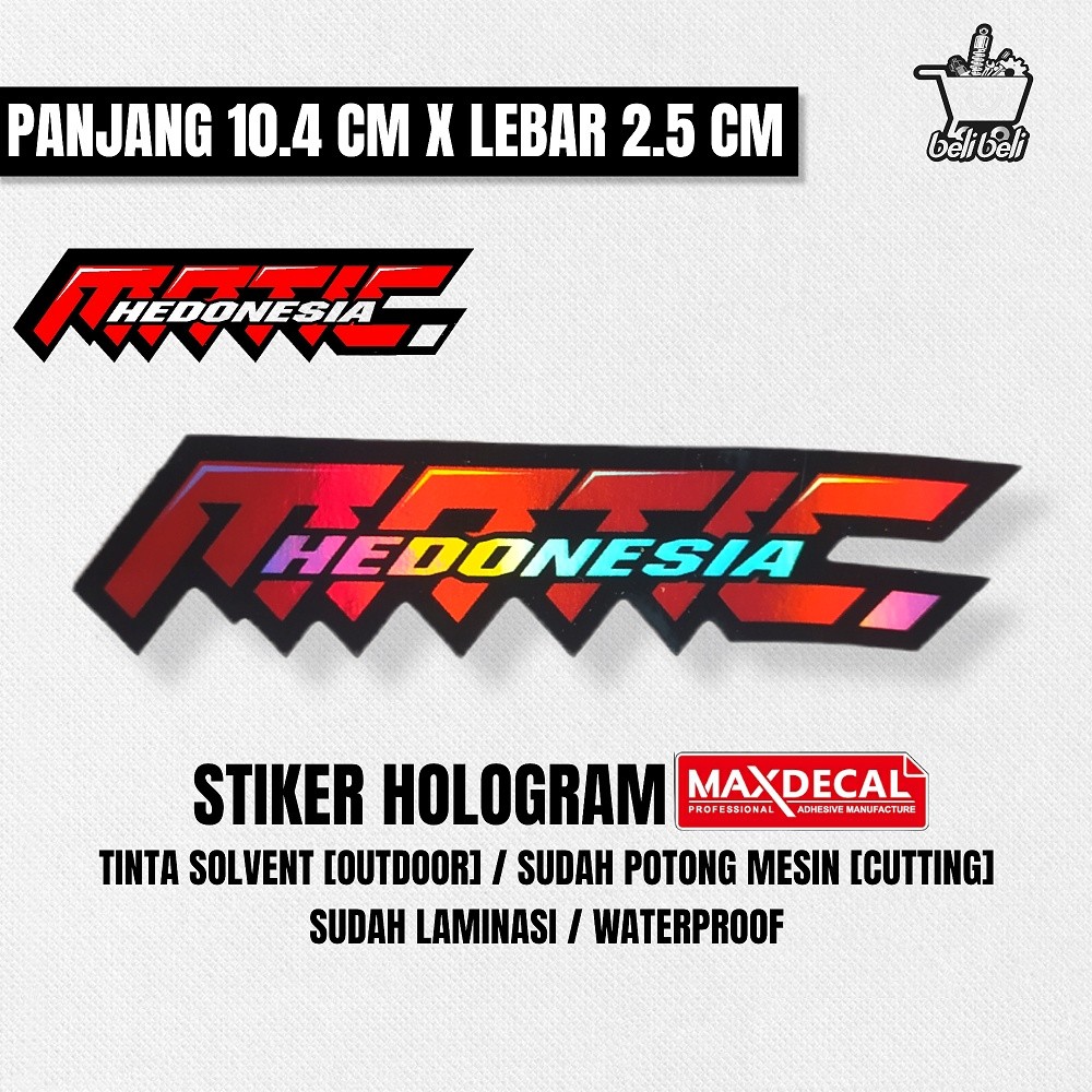 Jdm Project - hedonesia matic sticker/Complete Workshop sticker/Latest ...