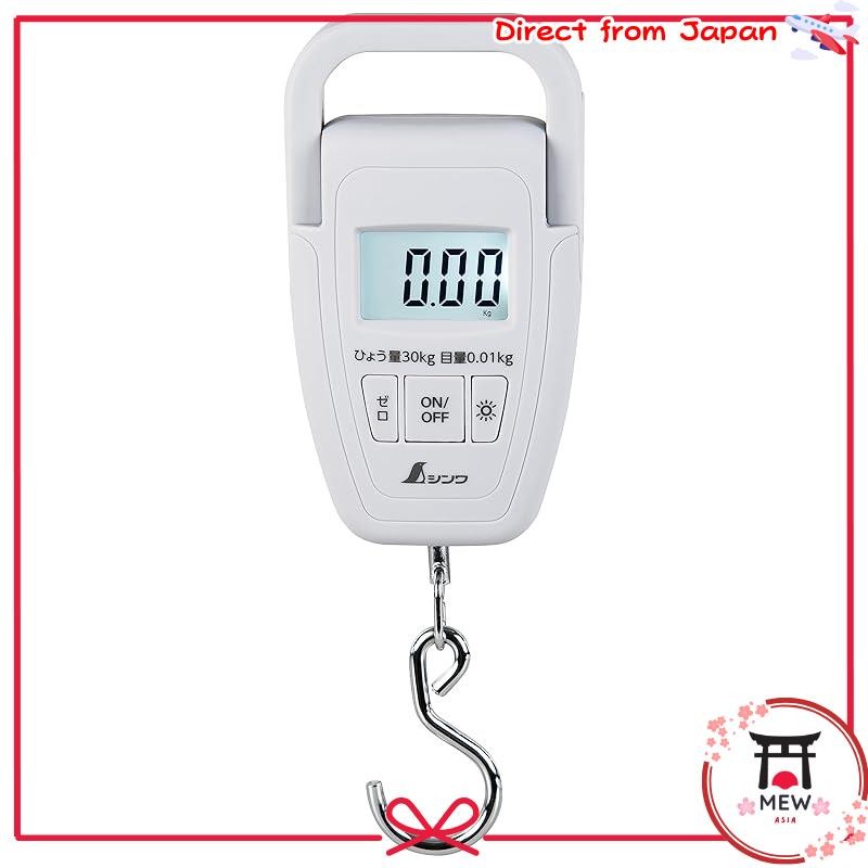 Shinwa Sokutei Digital Hand Scale with Auxiliary Belt 30kg 70118 Shinwa ...