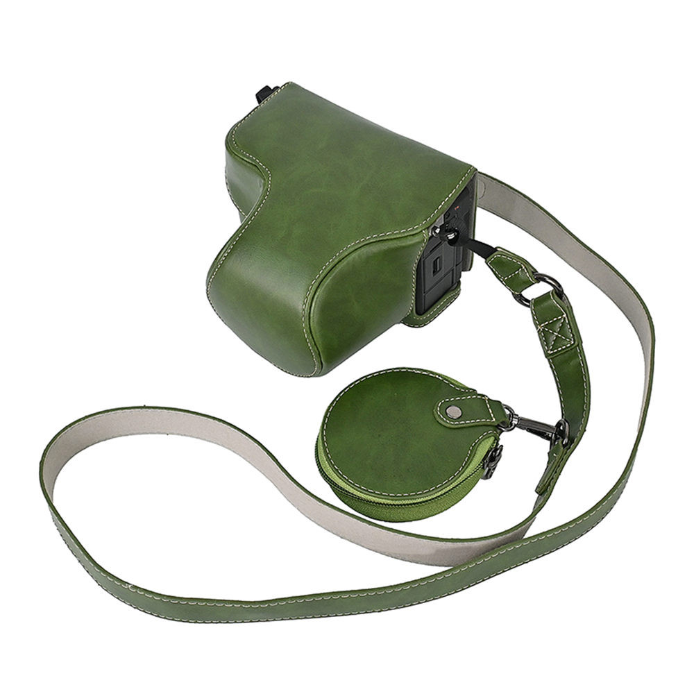 Luxury Version PU Leather Camera Bag Case For Sony A7CII A7C2 Bottom ...