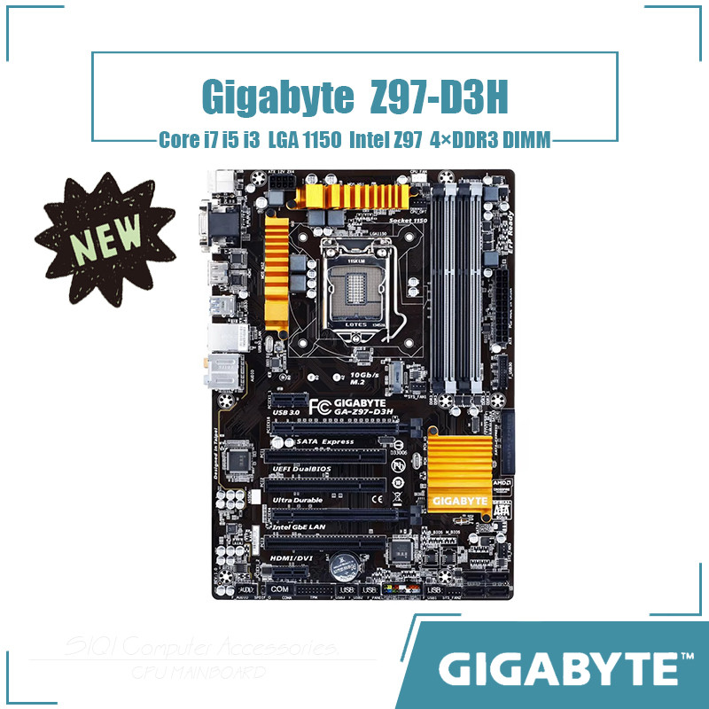 [NEW] Gigabyte Z97-D3H Motherboard LGA 1150 4xDDR3 DIMM Intel Z97 ...