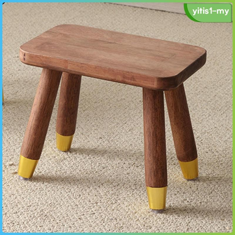 [YitiseaMY] Wooden Foot Stool Step Stool Foot Rest for Office Dressing ...