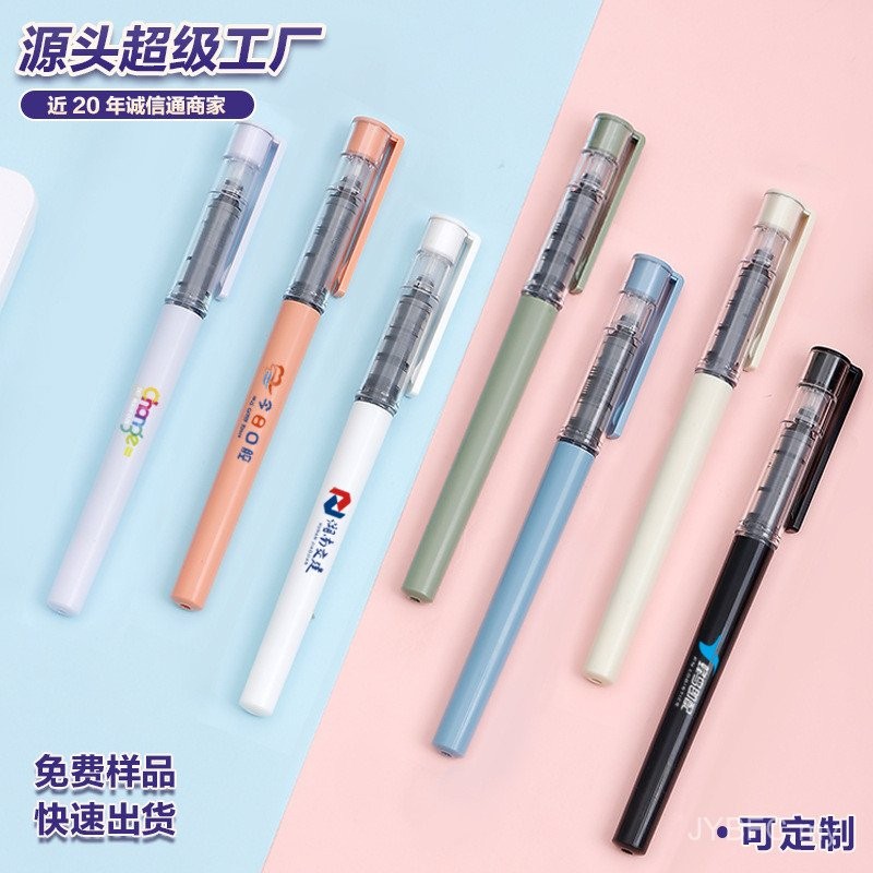 Straight-Liquid Ballpoint Pen Quick-Drying Syringe 0.5mm Water-Based ...