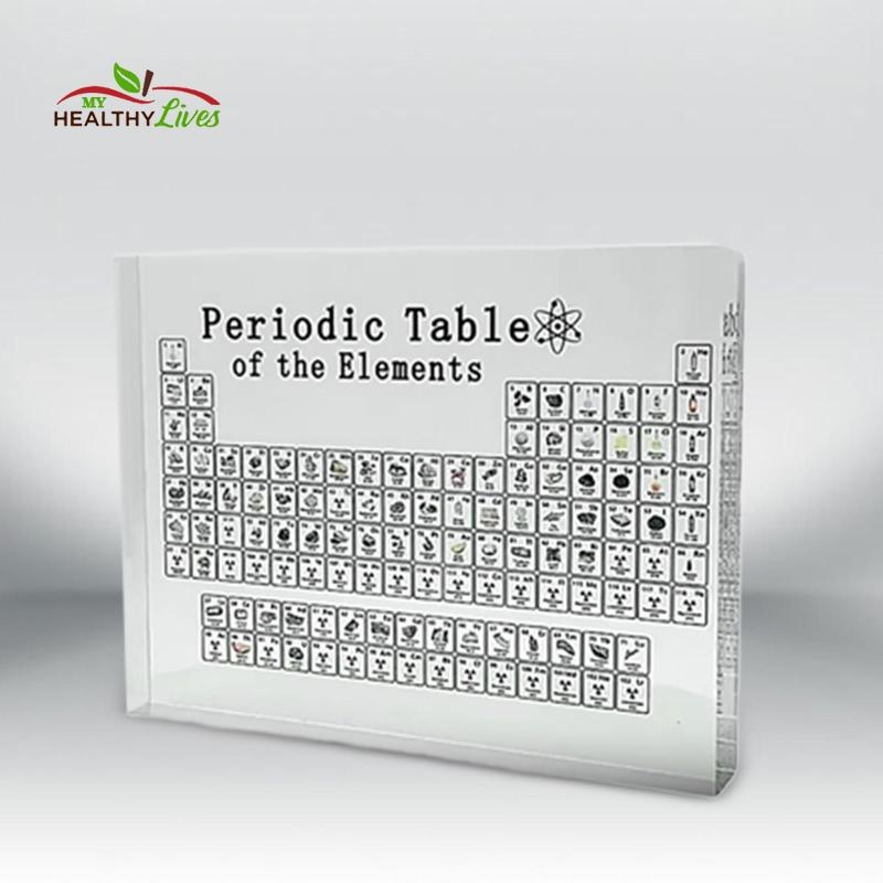 [HtongMY] Acrylic Periodic Table Decoration Teaching Aid Gift Table ...