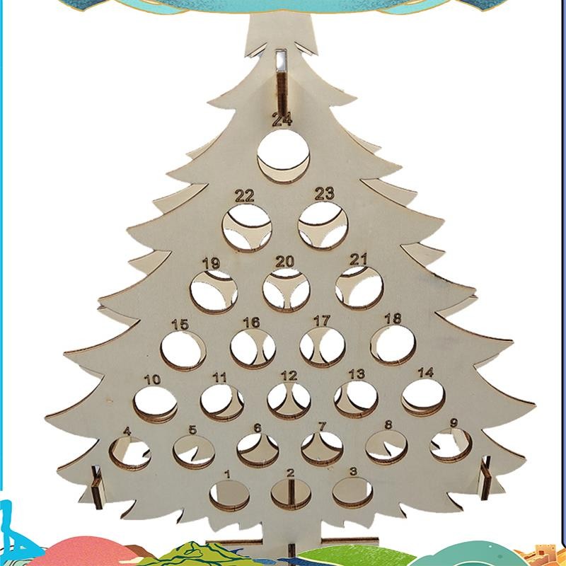 Christmas Tree Calendar Holiday Wine Rack Wine and Spirits Gift ...