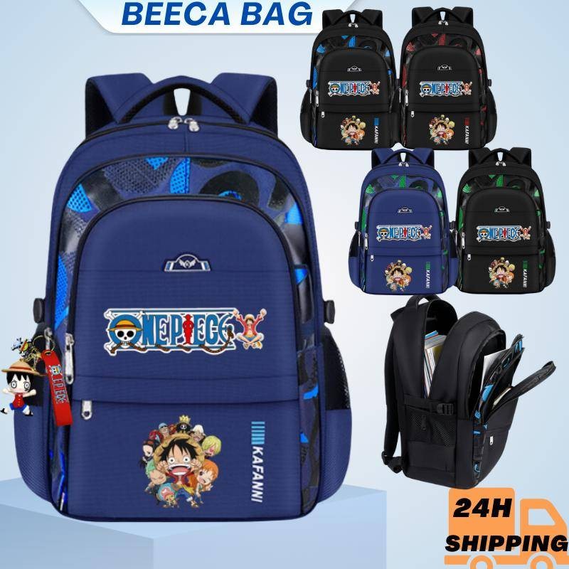 In stock)One piece Luffy primary children school bag beg sekolah budak ...