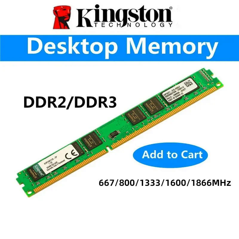 Kingston PC Memory RAM PC2 PC3 DDR3 DDR3L 4GB 8GB 1333MHZ 1600MHZ 1866MHz DDR3 RAM Desktop ...
