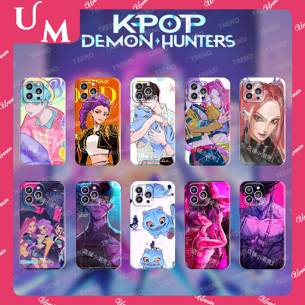 2025 KPop Demon Hunters Huntrix Saja Boys Huntrix Phone Case Soft TPU ...
