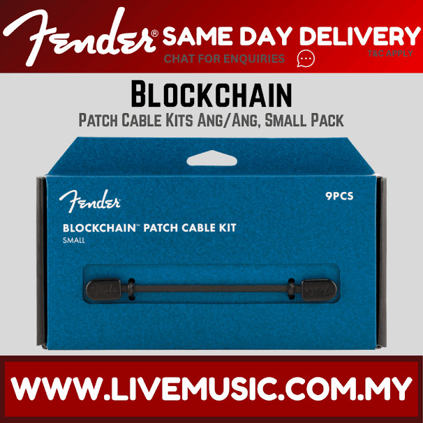 Fender Blockchain Patch Cable Kit, Black, Extra Small / Small / Medium / Large | Shopee Malaysia