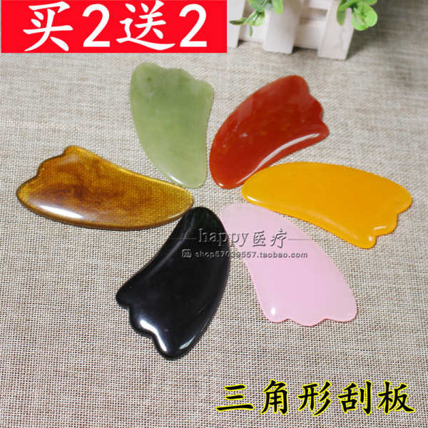 gua sha original guasha Resin lilin lebah pengikis papan segitiga ...