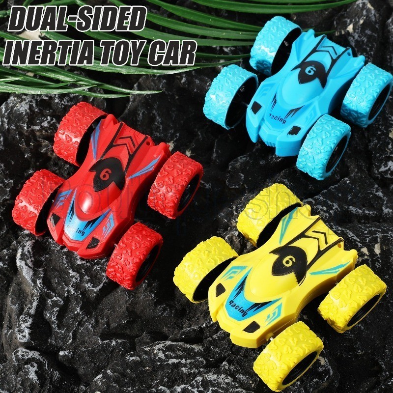 Dual-sided Inertia Toy Car - Baby Shower Gift - Inertial Flip, No ...