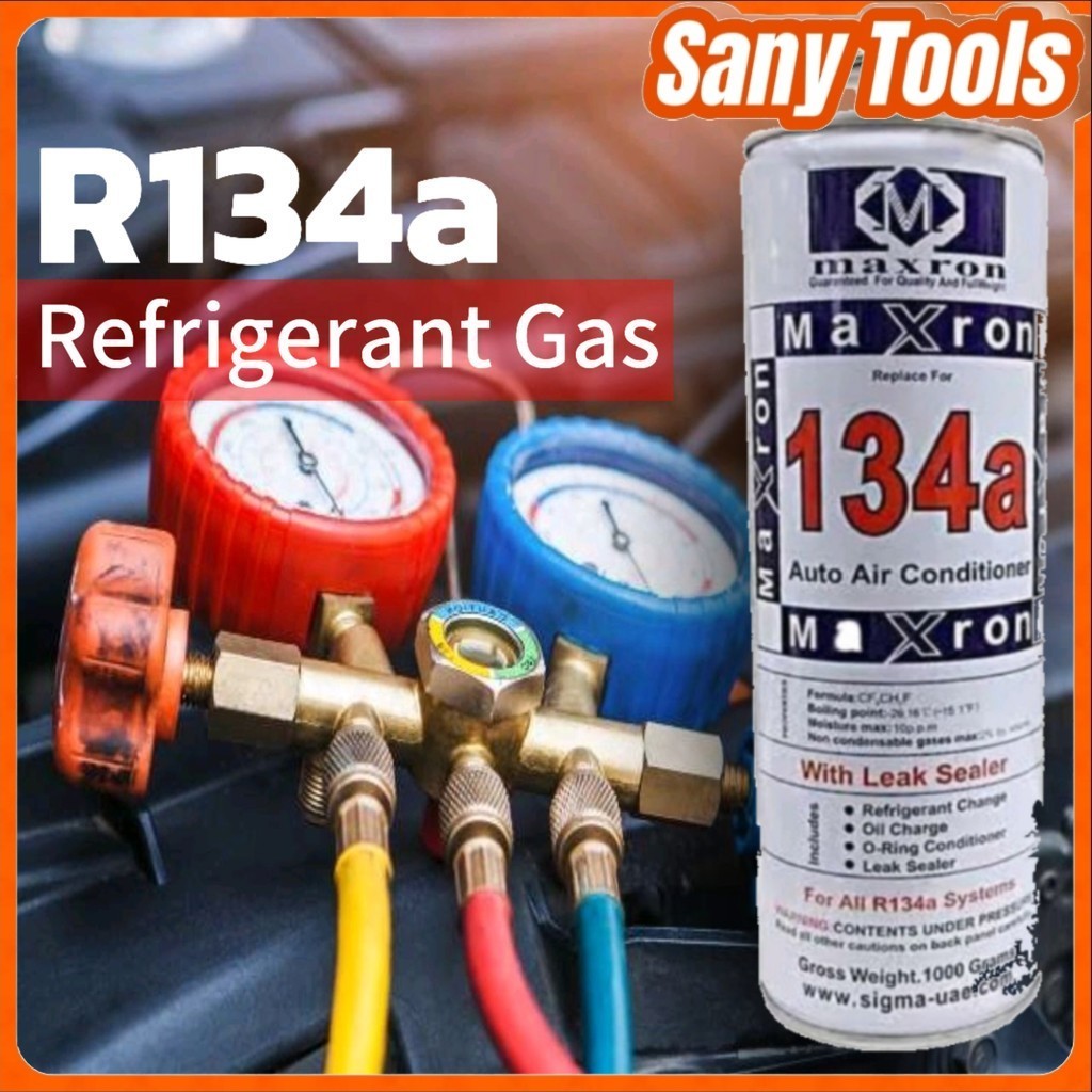 R134a Gas R134a MAXRON R134a Aircond Refrigerant Gas Car Refrigerator ...