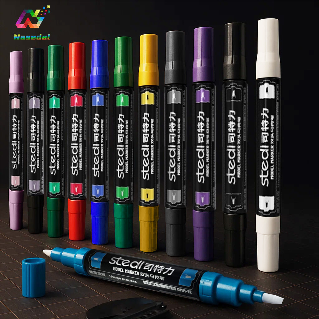 Stedi Dual Brush Water Based Marker Pen for Gundam Gunpla GK DIY Model ...