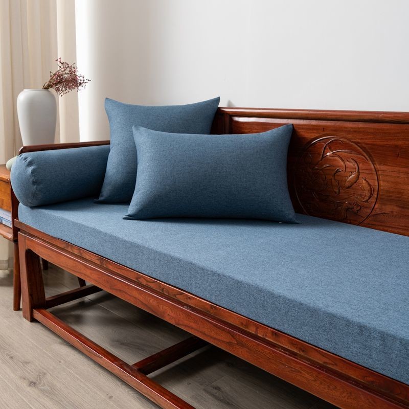 5cm Sofa Cushion Linen Four Seasons Universal Sponge Cushion Anti-slip ...
