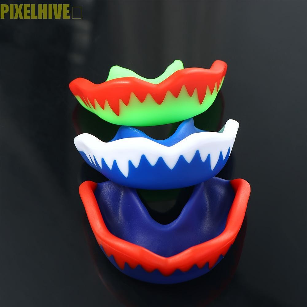 PIXELHIVE Teeth Protector Basketball Thai Boxing Football Safety ...